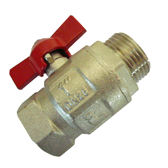 Tee Handle Ball Valve 3/4" M/F
