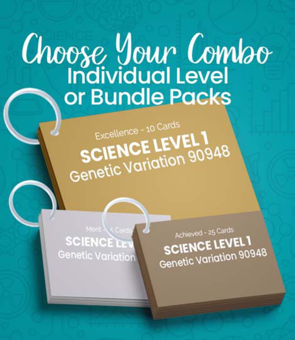 Level 1 Science - Genetic Variation 90948 - NCEA Passcards