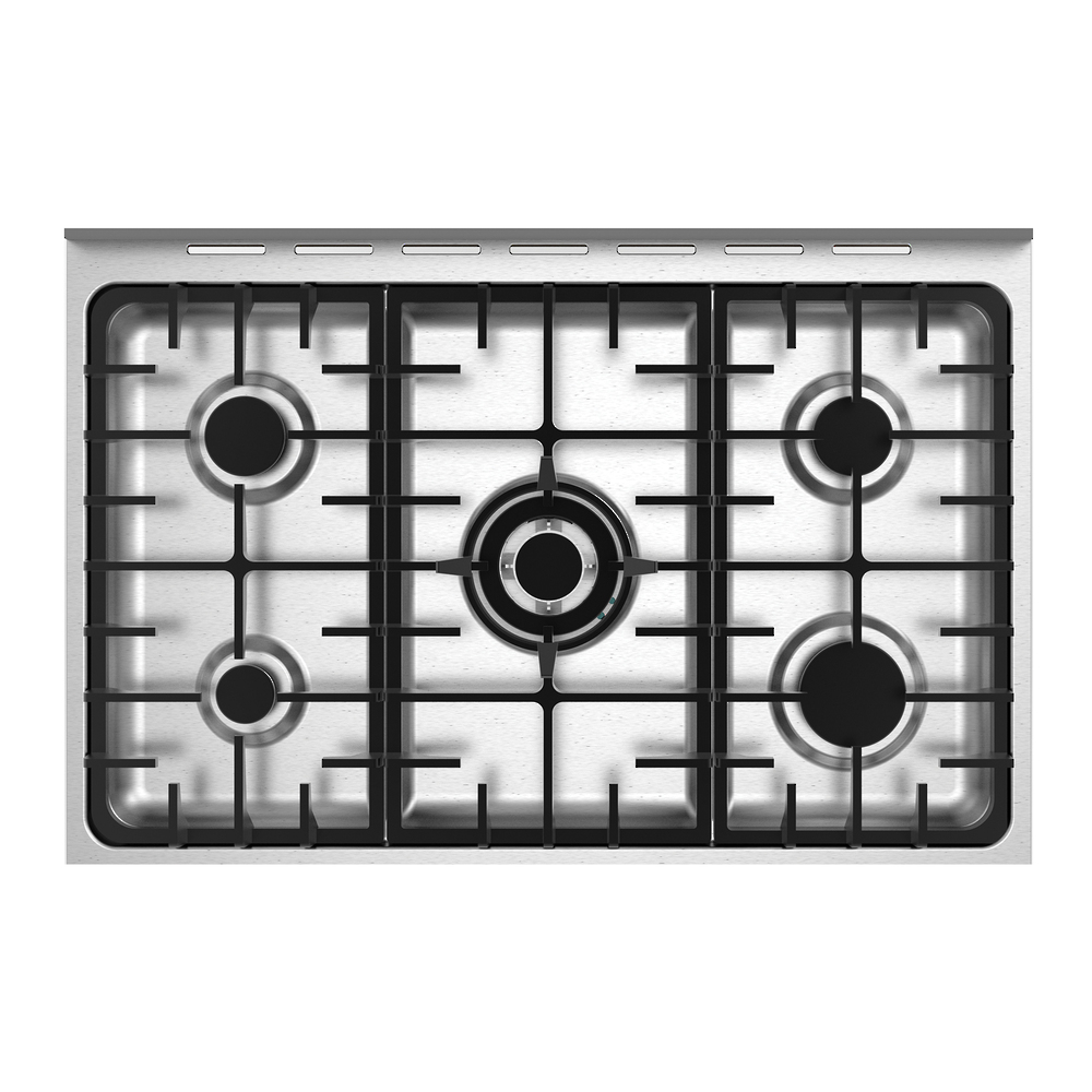 Freestanding Stove, 900mm, Combination, Stainless Steel - Black ...