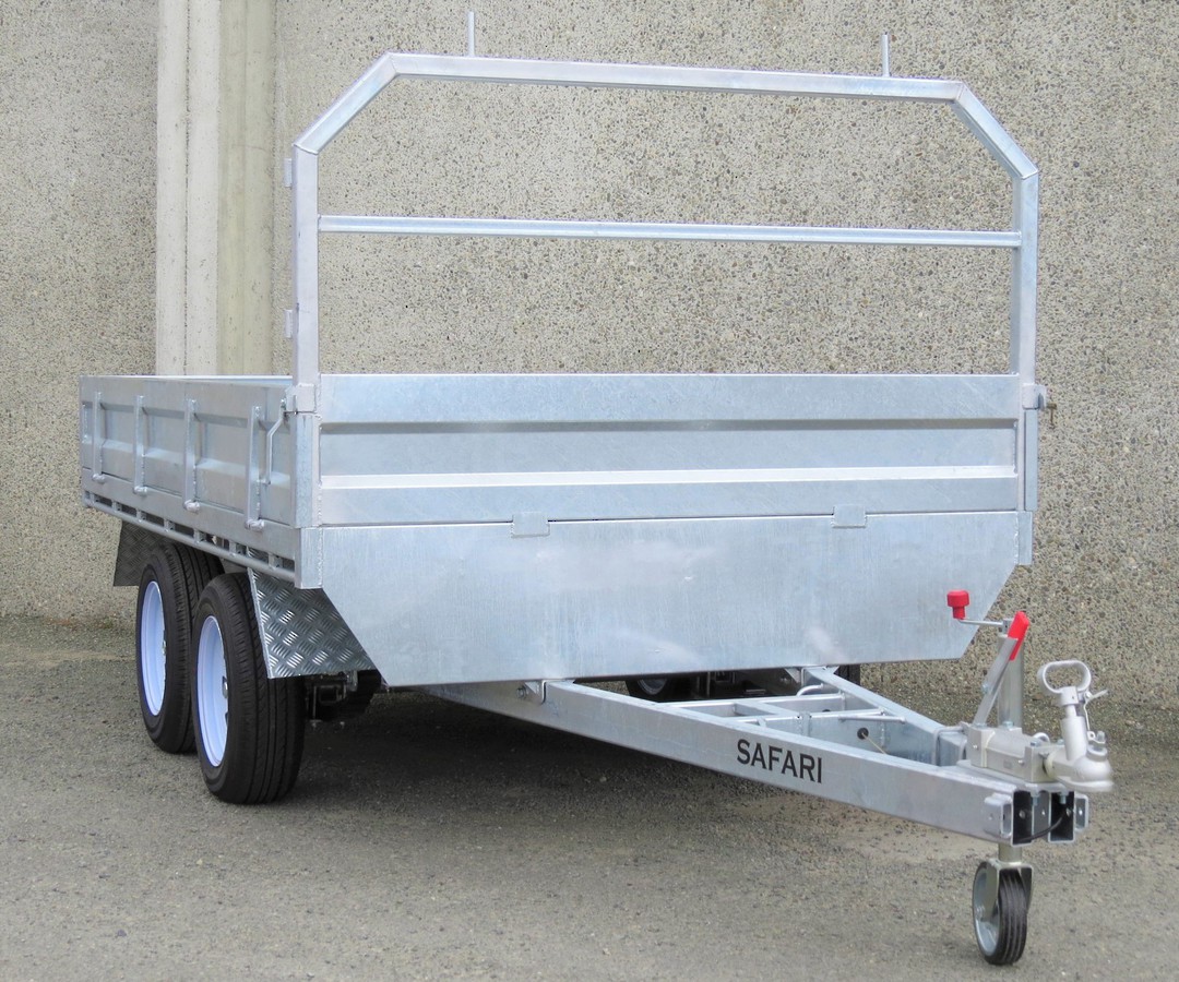 Safari 10x6 Tandem Axle Flatdeck Trailer Optional 1200mm Cage | Safari ...