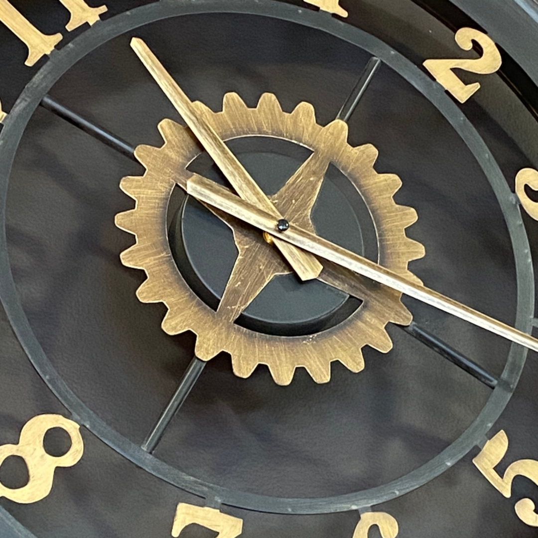 Industrial Wall Clock 80cm | Urbano Interiors