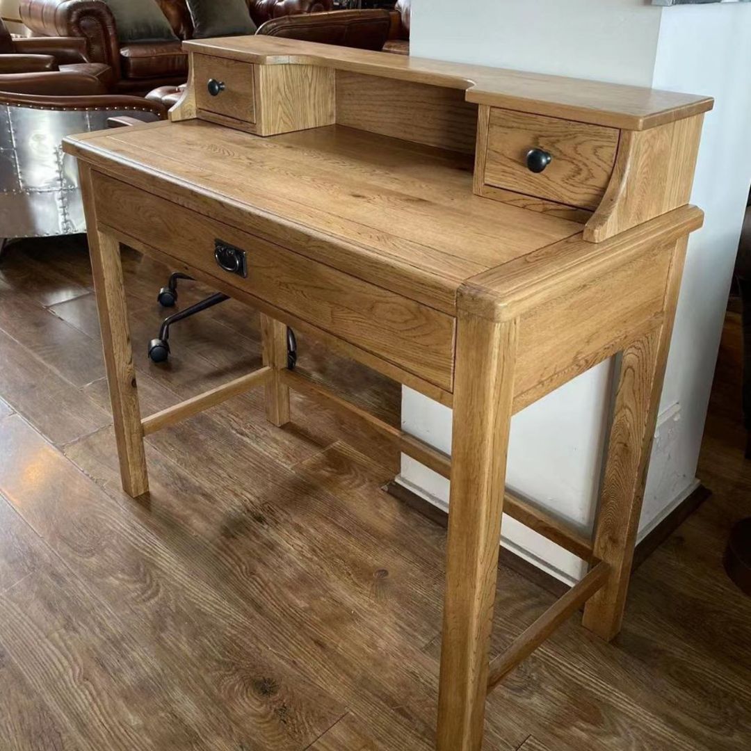 Light Oak Writing Desk | Urbano Interiors