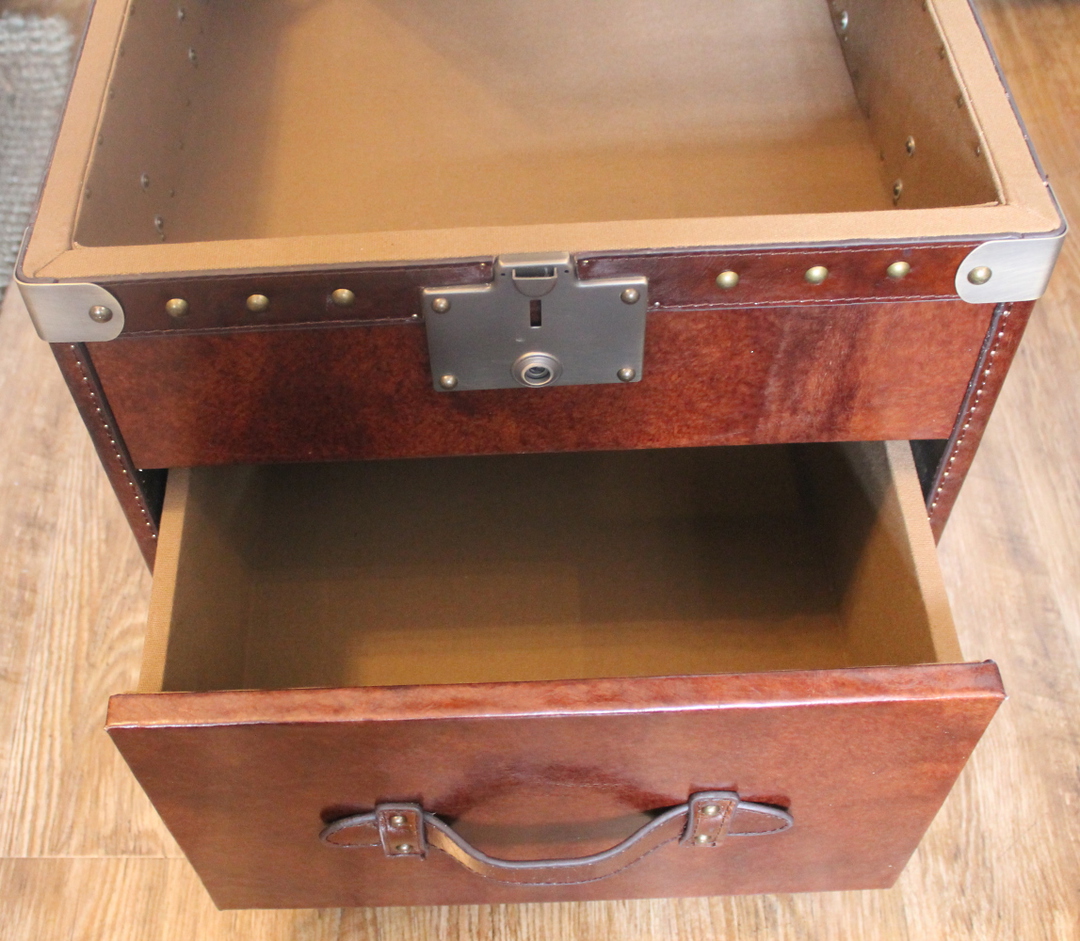 Vintage Leather Trunk | Urbano Interiors