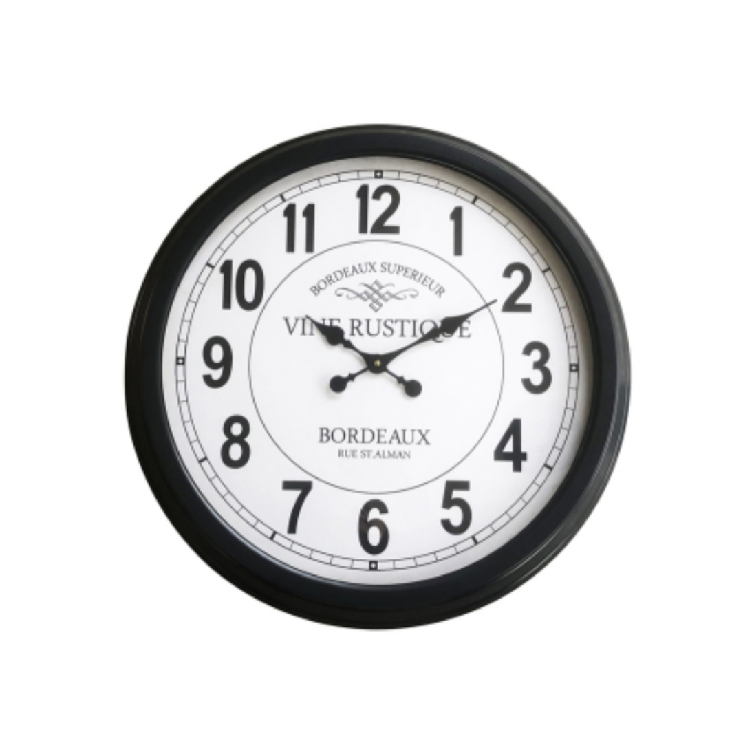 Bordeaux Wall Clock 70cm | Urbano Interiors