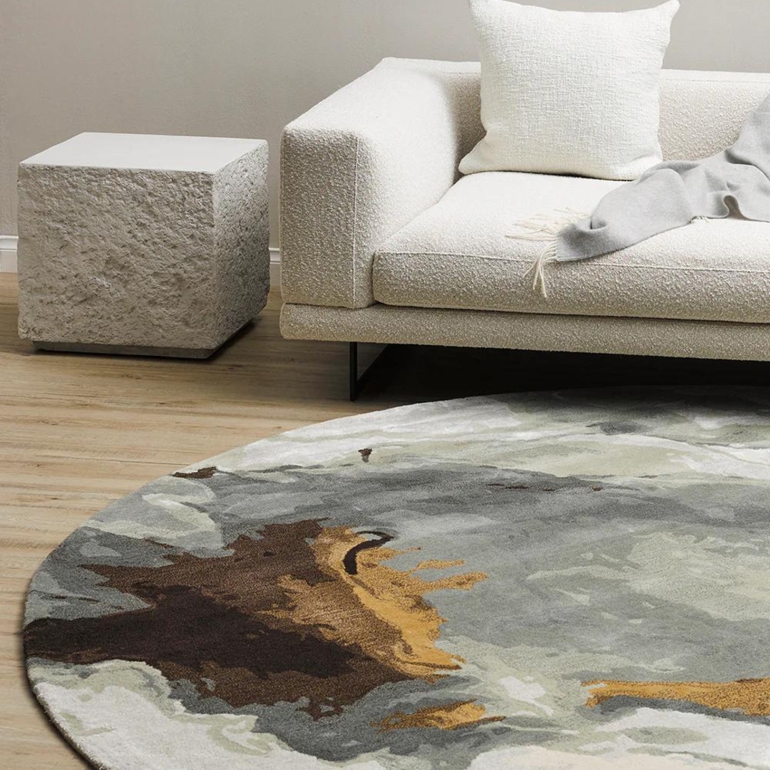 Uluru Round Floor Rug | Urbano Interiors
