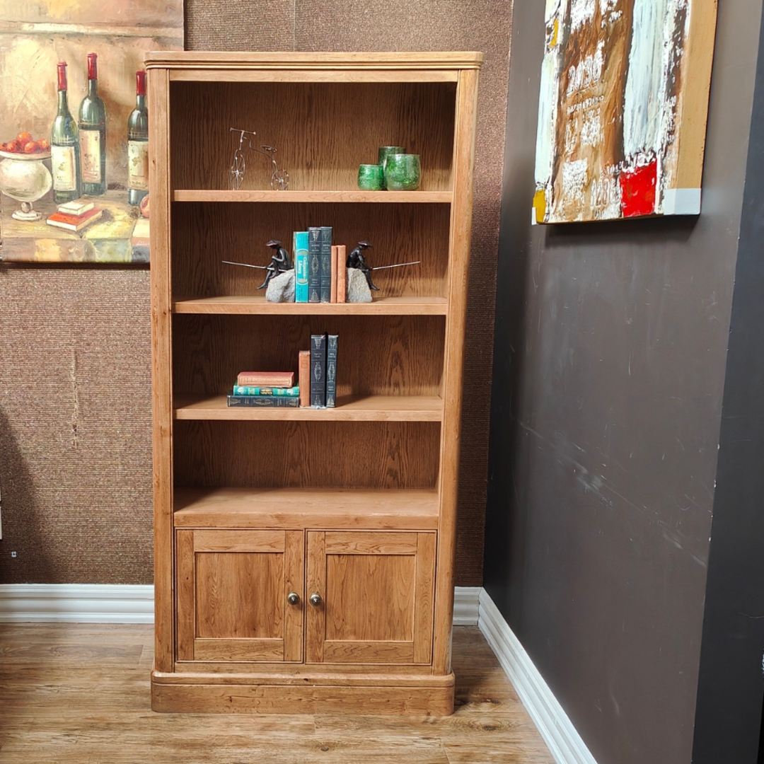 American Light Oak Bookcase | Urbano Interiors