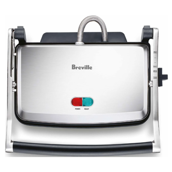 Breville ‘The Toast & Melt’ Stainless Steel Sandwich Press | Applianceplus