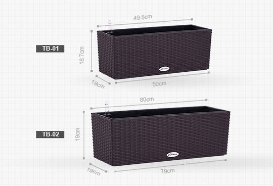 Wicker Trough - Totara Green - Planters - The Container Connection ...