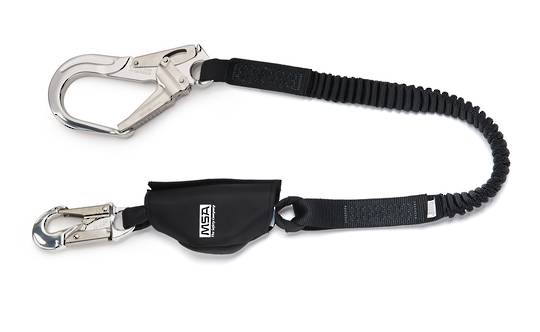 MSA V-SERIES Stretch Shock Absorbing Lanyard - Lanyards - Height Safety ...