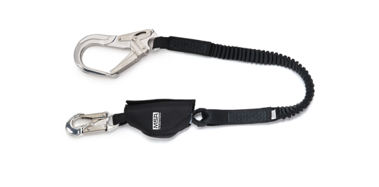 MSA V-SERIES Stretch Shock Absorbing Lanyard - Lanyards - Height Safety ...