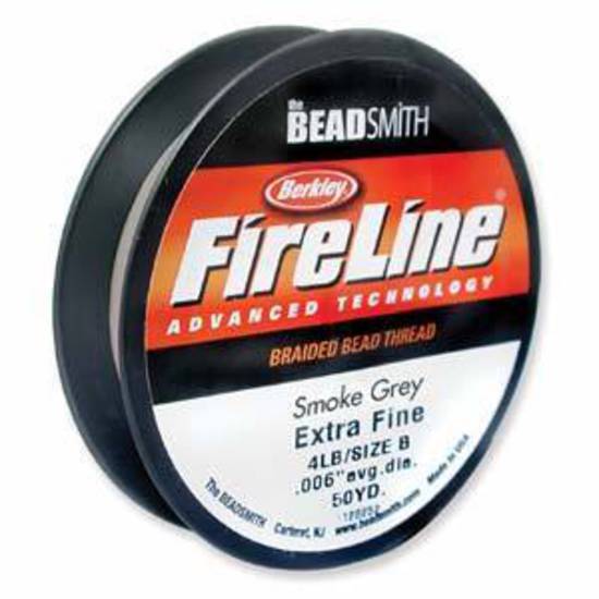 2 X 15 yards Spool in 4lb & 6lb Beadsmith Fireline Beading Thread 2 ...