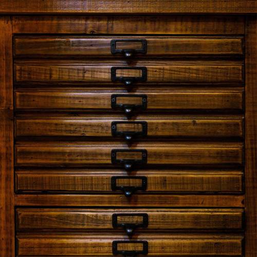 Reclaimed Wooden Pharmacy Desk | Urbano Interiors