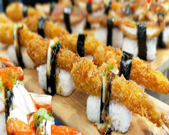 6 pc Katsu Chicken Nigiri - U Sushi Ellerslie